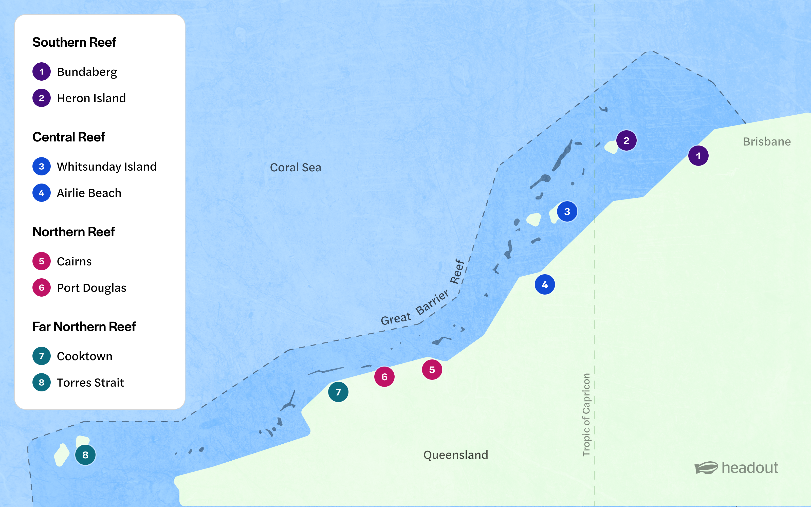 Great Barrier Reef Map – Explore Its Zones & Extent