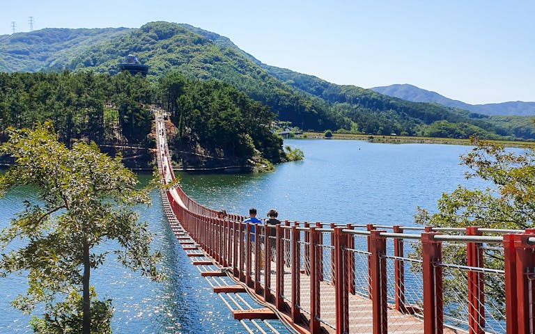 DMZ Day Tour | Lake Majang Suspension Bridge
