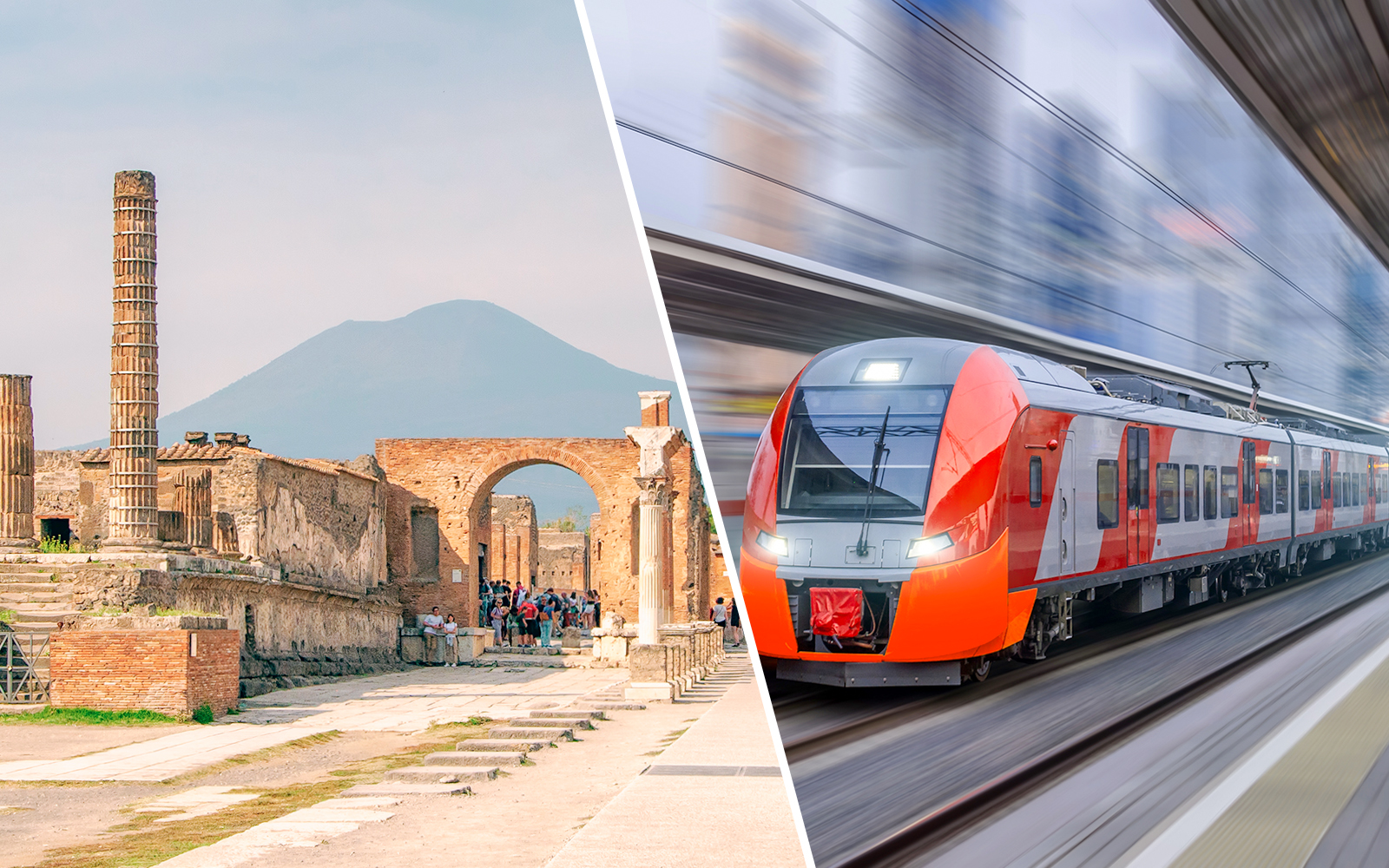 Campania Express Tickets | Naples to Herculaneum/Pompeii