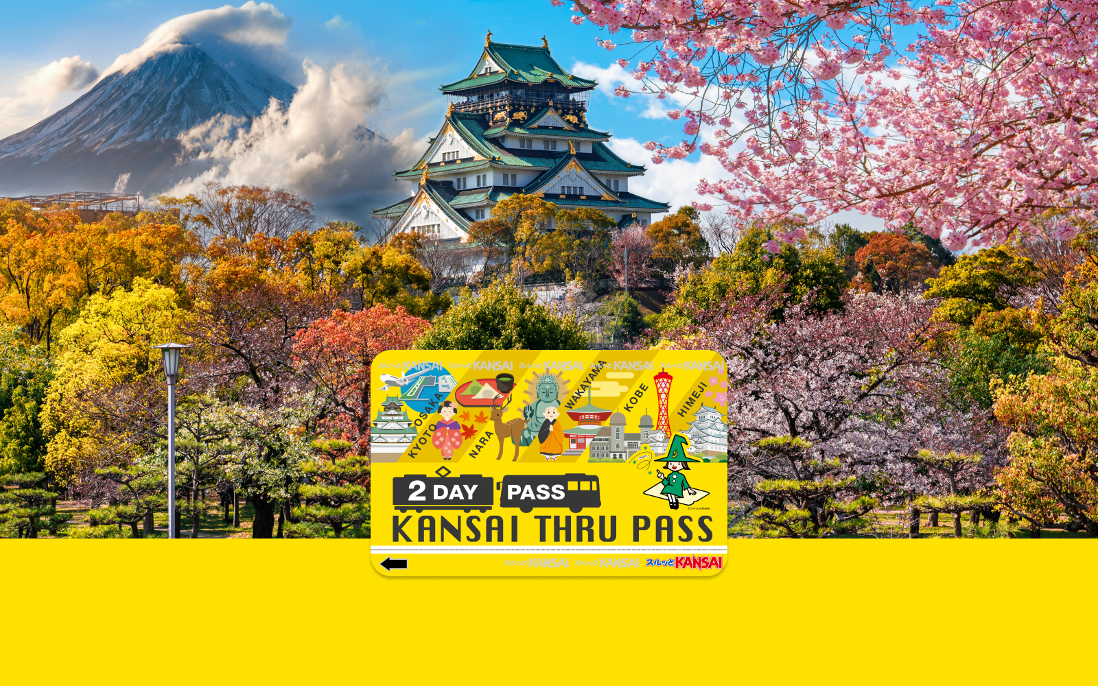 Kansai Thru Pass | 2 or 3 Days