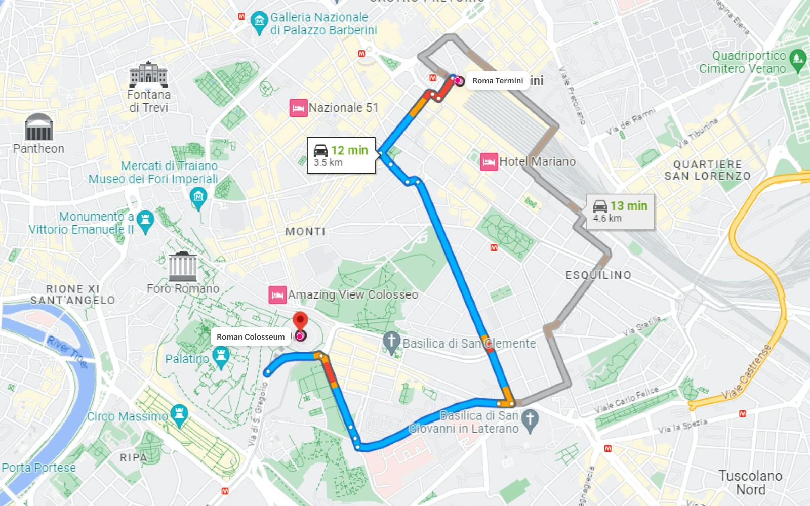 Come arrivare al Colosseo | Indicazioni in auto e con i mezzi pubblici