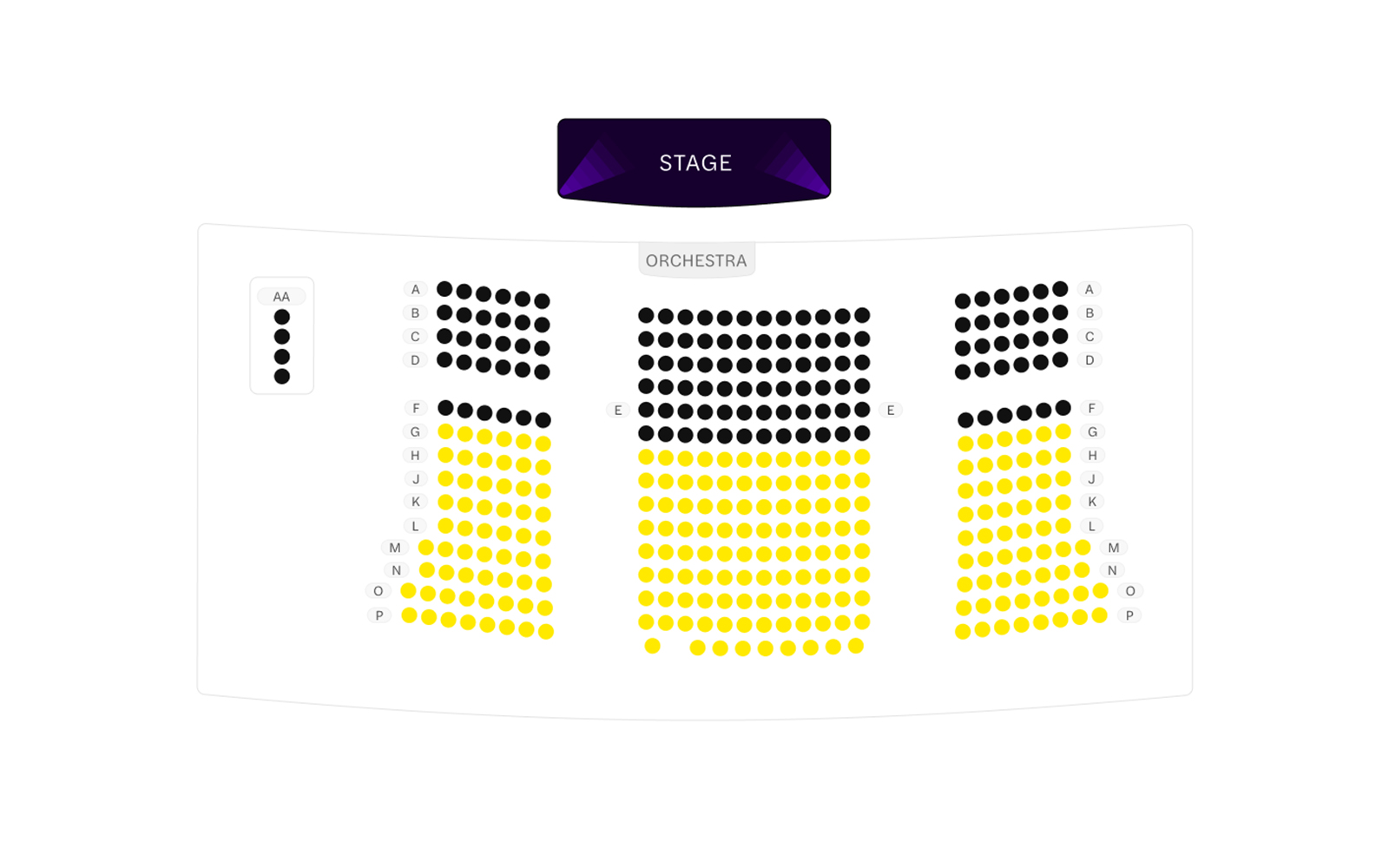One World Theatre Seating Chart