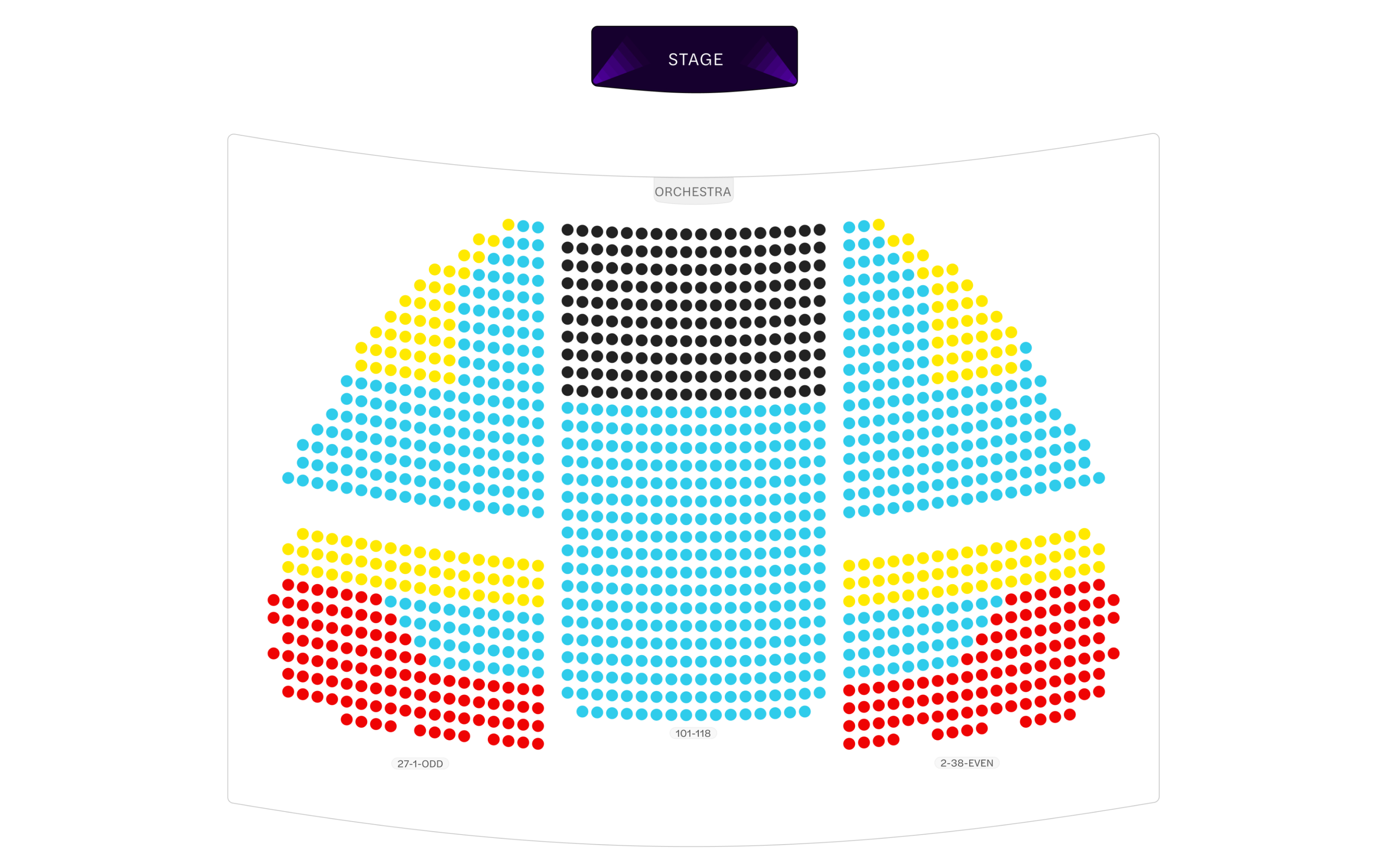 Wicked Broadway Seating Chart Gershwin Theatre Seating Chart | New