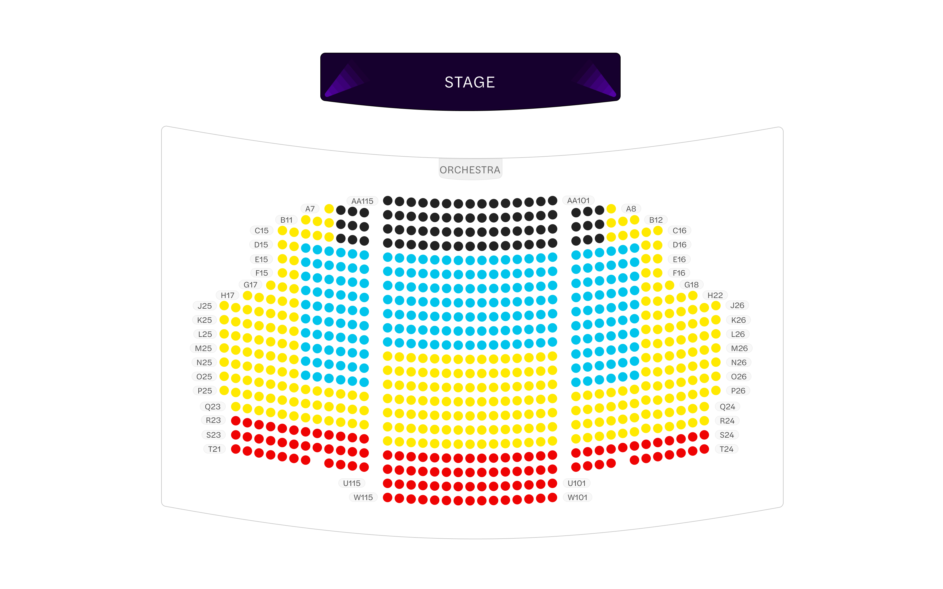 Al Hirschfeld Theatre Seating Chart | New York