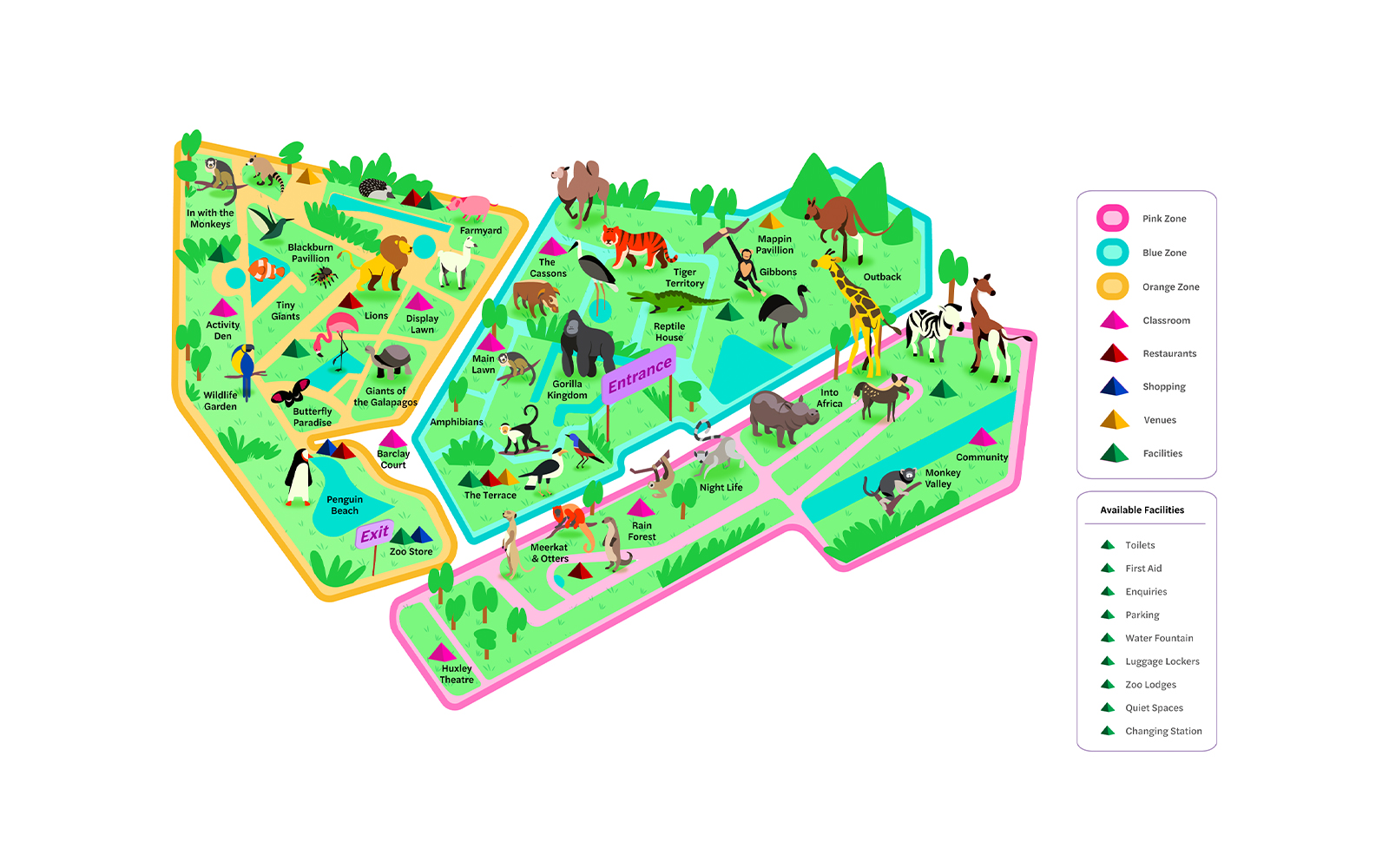 ZSL London Zoo Map: Navigate Through All The Habitats