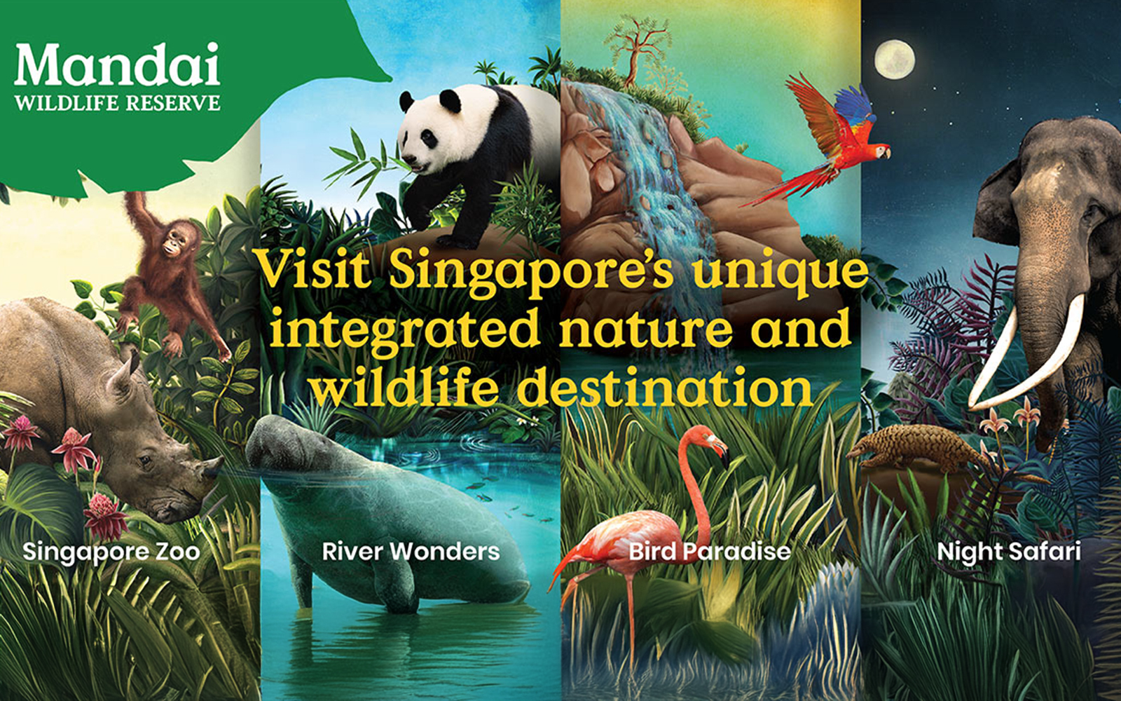 Encounter Singapore’s vibrant wildlife at Mandai Wildlife Reserve