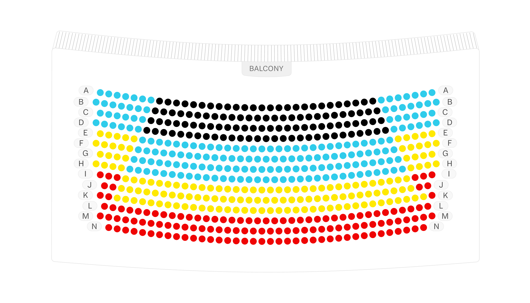 Cliffs Pavilion Theatre Seating Plan | London