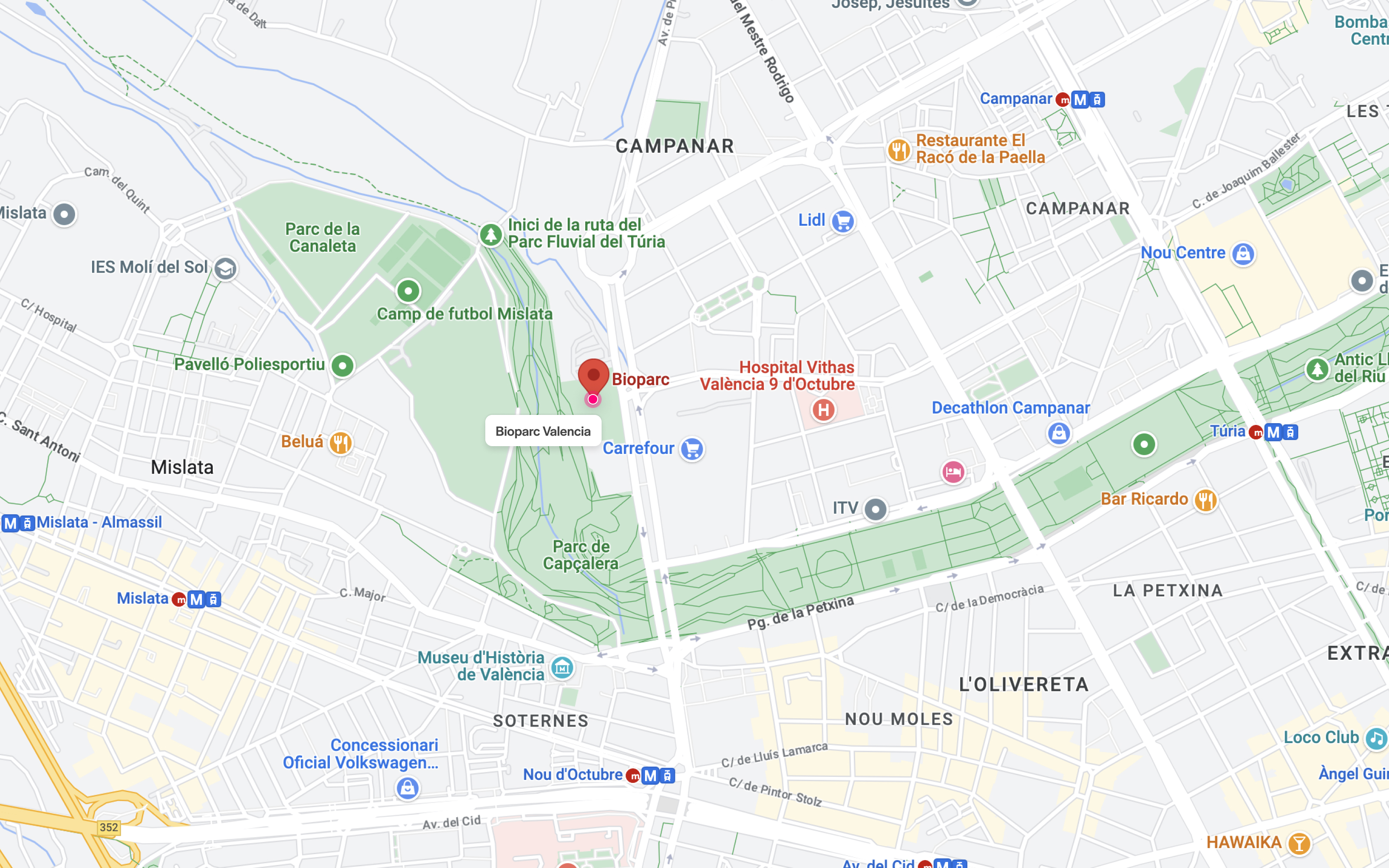 Bioparc Valencia Map: Getting to Know The Zoo from Your Home