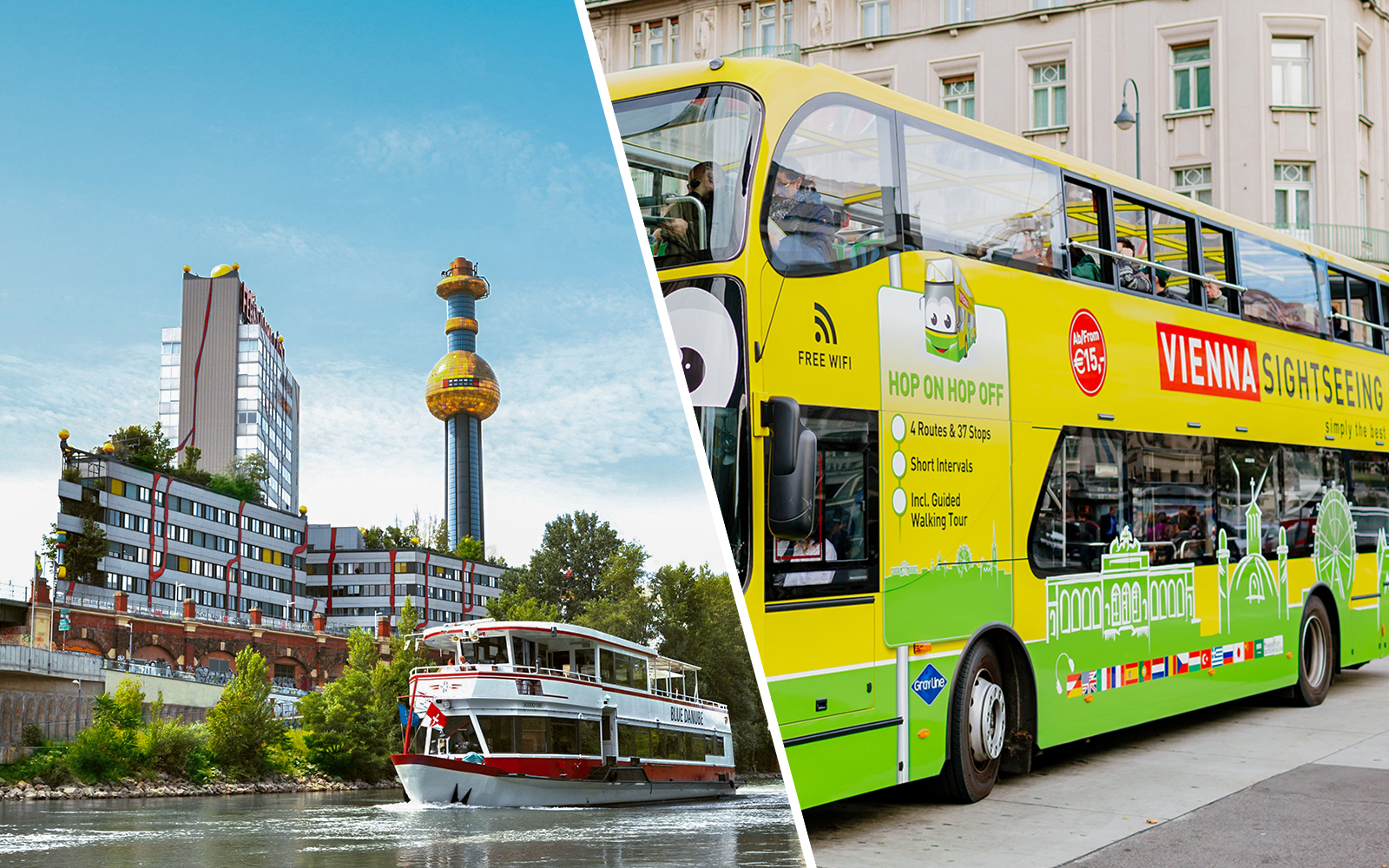Vienna Hop On Hop Off Bus Tours | 24/48/72 Hour Passes