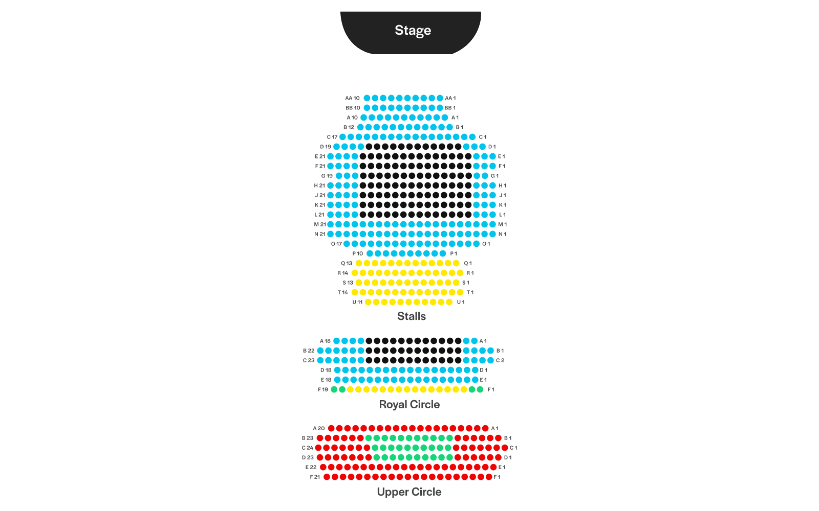 Duke of York's Theatre Seating Plan | Best Seats, Best Views, Best Prices