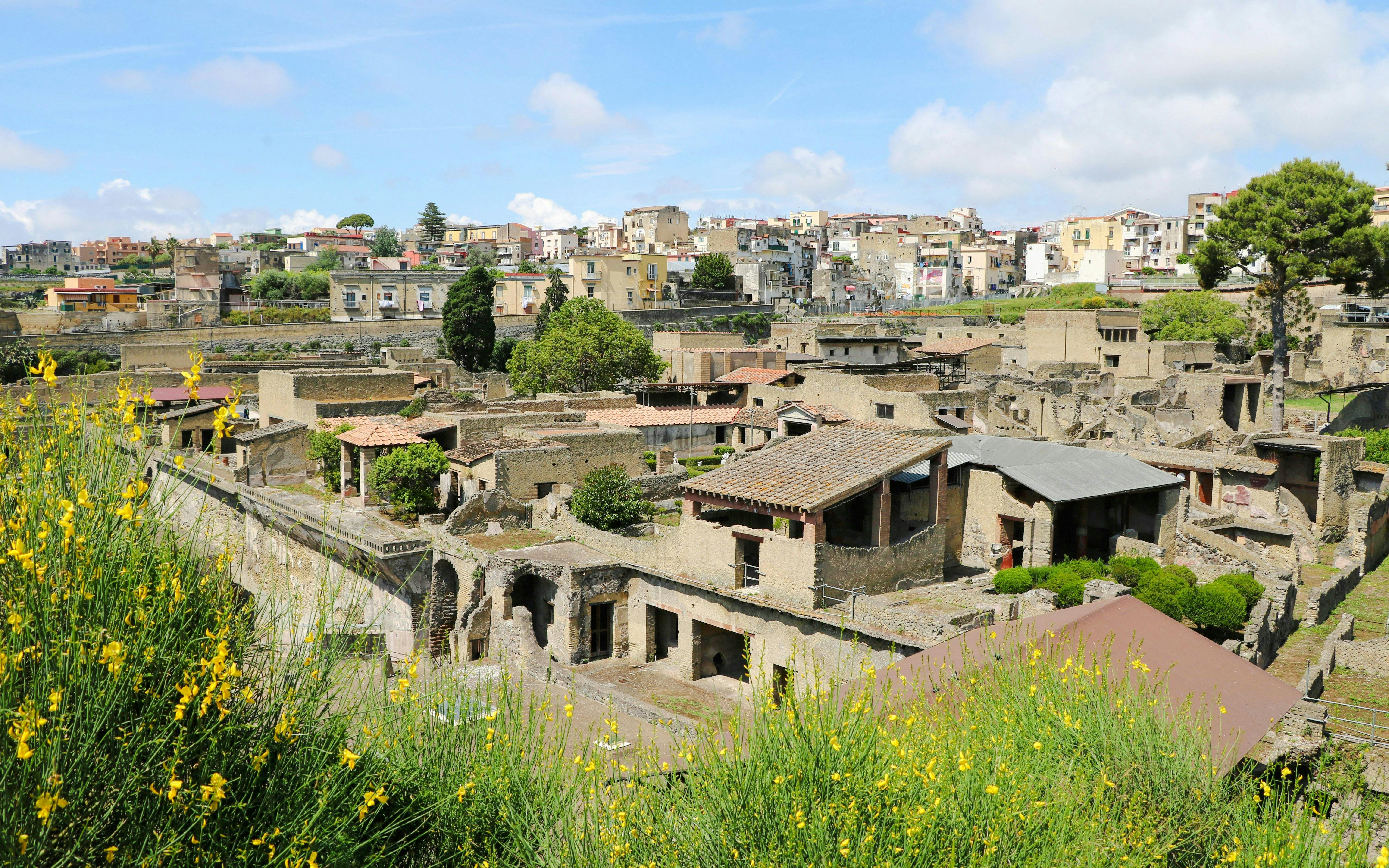 Bådhusene i Herculaneum: Ruiner og ofre