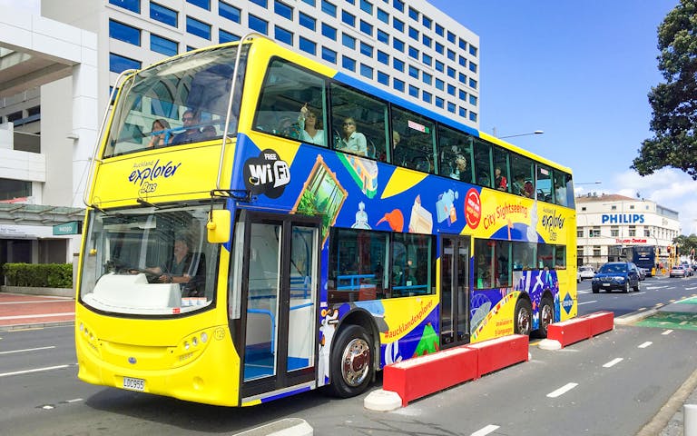 Auckland Sightseeing Bus Hop-on Hop-off with Audio Guide